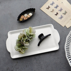 紫陽花のバンスクリップ ニュアンスカラー グリーンビューティー ヘアクリップ・バナナクリップ Humming Bird 通販 19435486 ...