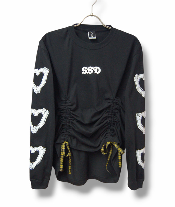 SSD 3♡bones 絞りlong sleeveTshirt:L カットソー Hand Made :SSD 通販 19451143 ...