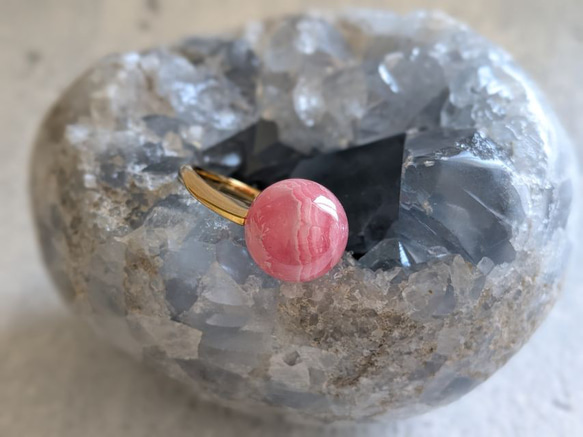 インカ ローズ リング/SV Inca rose ring(Rhodochrosite) 指輪・リング Jewelry Tori 通販 ...