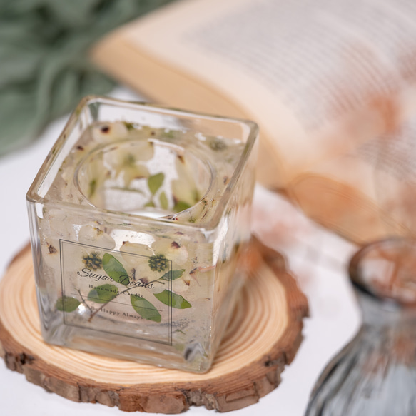 ハナミズキのCandle holder(スクエア) キャンドル・キャンドルホルダー Sugar Beans 通販 19465152｜Creema(クリーマ)