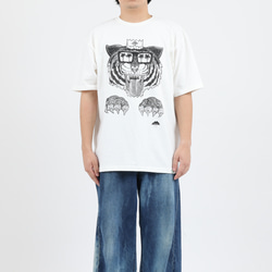 【日本初】GOTS MULGA PRINT T-SHIRT WHITE（シングルカラー）/ ゴッツ認証モルガデザイン Tシャツ EIJI 通販 19475572｜Creema(クリーマ)