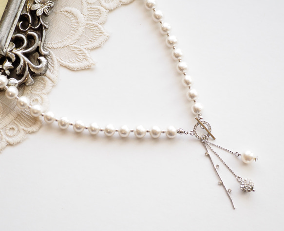 コットンパール＊Decora Fringe (Silver) ネックレス・ペンダント gamo 通販 19517959｜Creema(クリーマ ...