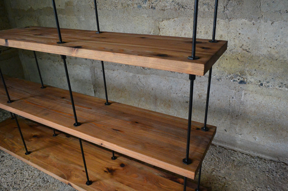 無垢材でつくったシェルフ【サイズオーダーご相談ください】 棚・シェルフ・ラック B style 通販 19521697｜Creema(クリーマ)