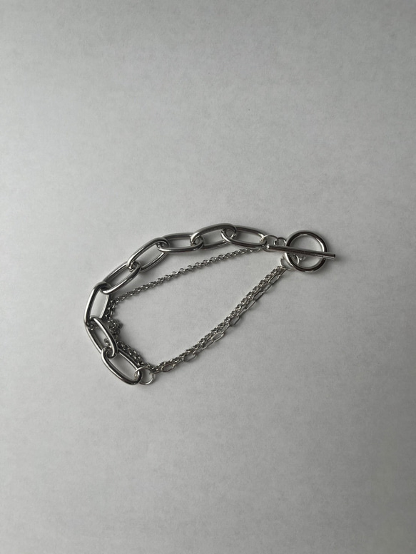 どんなコーデにも馴染む、シルバーチェーンブレスレット ブレスレット mavie 通販 19571003｜Creema(クリーマ)