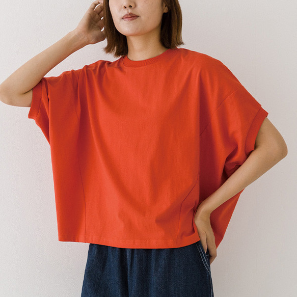 秋まで着られる ひんやり 接触冷感天竺 バンザイ Tシャツ Tシャツ kermu 通販 19584468｜Creema(クリーマ)