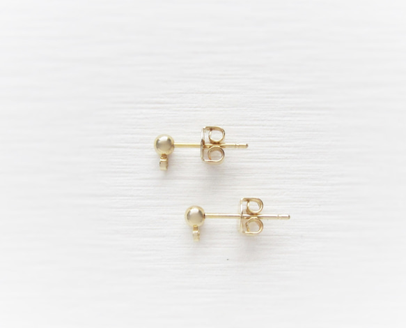 *Simple Bijou earring／pierce（クリソライト）*3577 イヤリング・ノンホールピアス A's☆liberte 通販 19584629｜Creema(クリーマ)