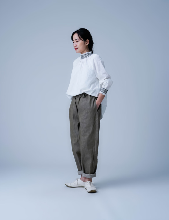 【soco】みんな大好き ふわっと穿きやすい デニムパンツ ／ モカベージュ b100b-mcg2 ロングパンツ soco 通販 19606109｜Creema(クリーマ)