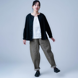 【soco】みんな大好き ふわっと穿きやすい デニムパンツ ／ モカベージュ b100b-mcg2 ロングパンツ soco 通販 19606109｜Creema(クリーマ)