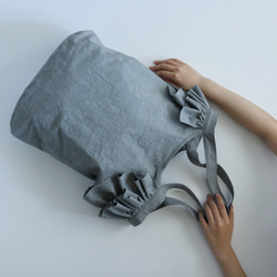 bucket bag (dove grey) トートバッグ uniquees 通販 19630089｜Creema(クリーマ)