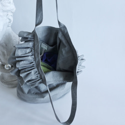 bucket bag (dove grey) トートバッグ uniquees 通販 19630089｜Creema(クリーマ)