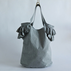 bucket bag (dove grey) トートバッグ uniquees 通販 19630089｜Creema(クリーマ)