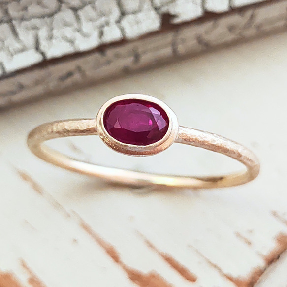 Ruby＊K10 ring 指輪・リング Roro 通販 19667472｜Creema(クリーマ)
