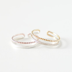 ※期間限定※【Partial Color】two strings RING -Pinkgold- (free size) 指輪・リング Kumpel by p 通販 19678276 ...