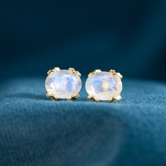 ムーンストーン シルバー925 ピアス ss248 moonstone ピアス（フープ） Alice Jewelry 通販 19778020 ...