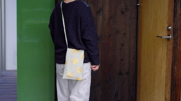 WITH FAV01（アイリッシュリネン）サコッシュ サコッシュ WEL.T.HARSH 通販 19794252｜Creema(クリーマ)