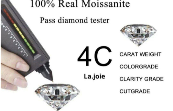 最高品質 モアサナイト original オープンリング 0.78CT 指輪・リング LA-J jewelry 通販 19882253｜Creema(クリーマ)