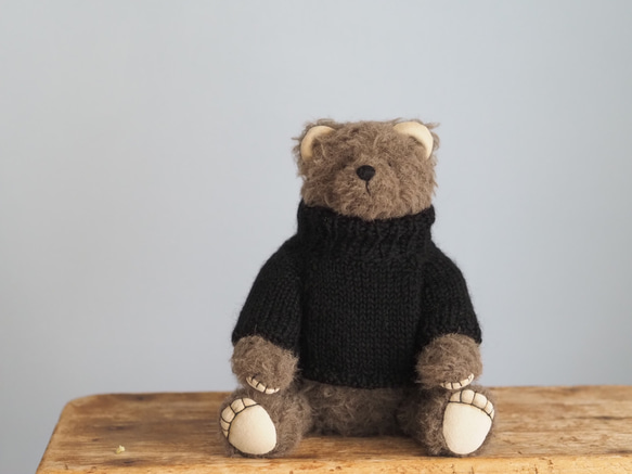 ciel étoilé オリジナル Standard size teddy bear beige 上向 テディベア ぬいぐるみ Ciel ...