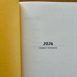 2026年スケジュール帳 『墨』B6サイズ 手帳 紙創庵 通販 20038337｜Creema(クリーマ)