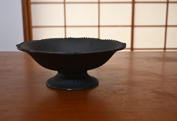 銀黒高坏 （銀黒コンポート鉢） お椀・ボウル・鉢 佐久間 満太 通販 20052001｜Creema(クリーマ)