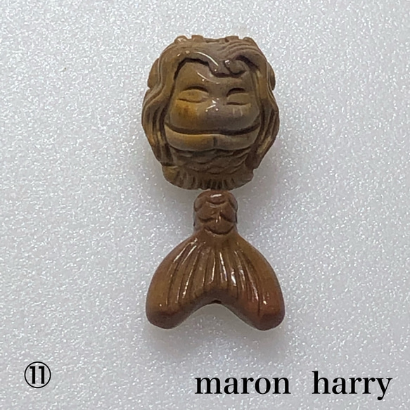 マーメイド・アラシャン・天然石・貫通穴•*¨*•.¸¸♬ ブレスレット MARON HARRY 通販 20072397｜Creema(クリーマ ...