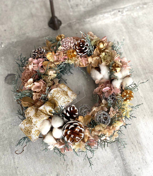 Creema限定 新春福袋2026〈梅〉リース&スワッグ♪ プリザーブドフラワー aki 通販 20088350｜Creema(クリーマ)