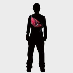 "Patchworks" Diamond Patch Bandana Fanny Pack -red ボディバッグ・ウエストポーチ ...