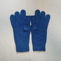 メリノウール100%スマホ対応手袋/インディゴブルー（メンズLサイズ） 手袋・ミトン（メンズ） niji III 通販 20206443 ...
