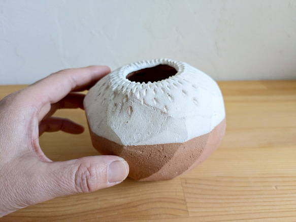 多肉植物と暮らす器｜ぷくり【大】 一輪挿し・花瓶・花器 living art shop NaO 通販 20234162｜Creema(クリーマ)