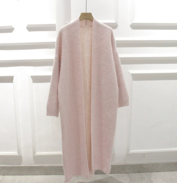 Koko・ウールセーター ノンボタン ロングカーディガン レディース 厚手で暖かいふわも ニット・セーター Koko 通販 20237520 ...