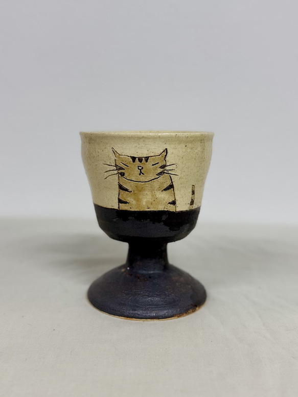 ゴブレットカップ大きめ cu002418 ワイングラス 平野照子 通販 20241693｜Creema(クリーマ)