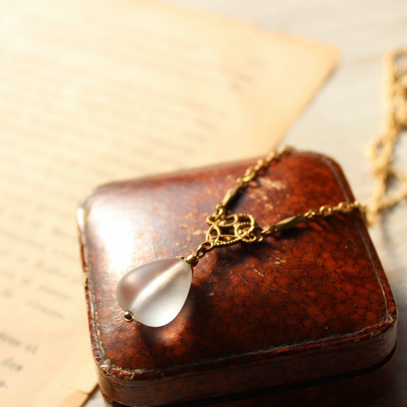 ヴィンテージ・フロストガラス アンティークの薫り ペンダント・ネックレス ネックレス・ペンダント Tammy daisy 通販 ...