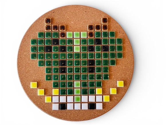 Tile Art【 animal 】／dragon – Natural Trivet 干支 龍の鍋敷き。 その他キッチン小物 Tenjin ...