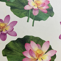 2358. 御朱印帳 『蓮華』 大判サイズ プリントペーパー（イタリア製） 手帳 🌹薔薇の森の館🌹 小糸 友禅 通販 20260083 ...