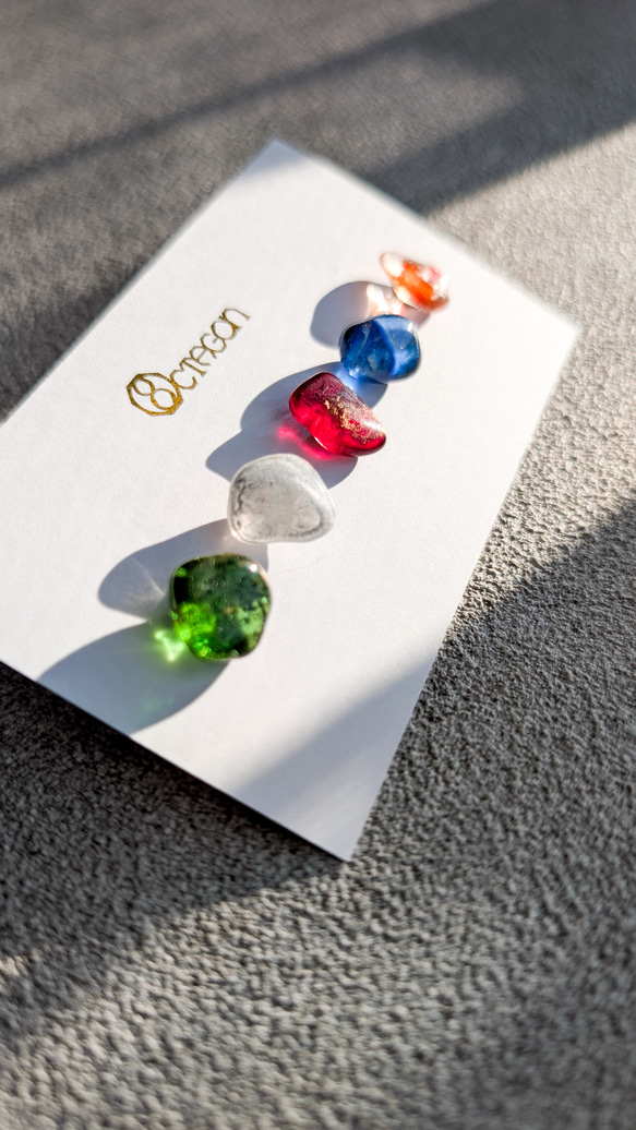 【今日の気分に、色をひとつ。】 小粒ピアスセット ピアス（スタッド・一粒） Octagon 通販 20260349｜Creema(クリーマ)