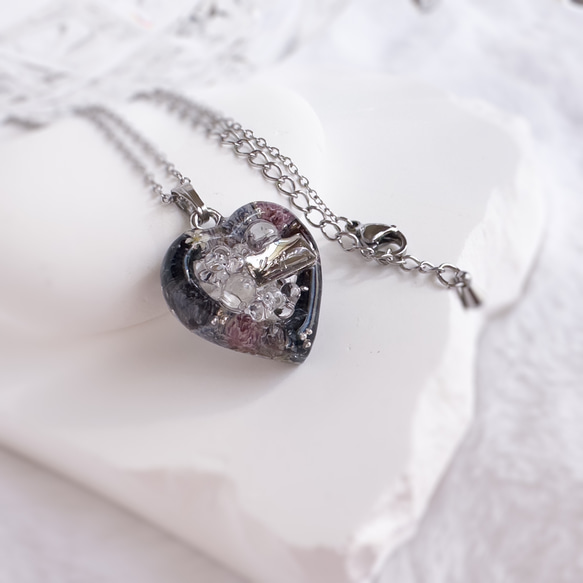 Sweet love （ﾌﾞﾙｰｸﾞﾚｰ ）/ ネックレス no.1522 ネックレス・ペンダント koyume 通販 20260498 ...