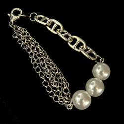 Perl Chain Bracelet #Silver ブレスレット ange et rose 通販 20263837｜Creema(クリーマ)