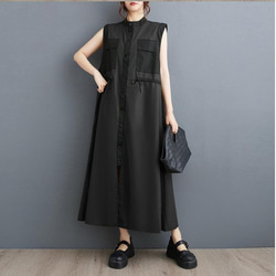 大きいサイズ レディース ノースリーブ ワンピース ロング 春夏 秋 新品 ワンピース ぽちゃCute・割引クーポンは 通販 20276648 ...