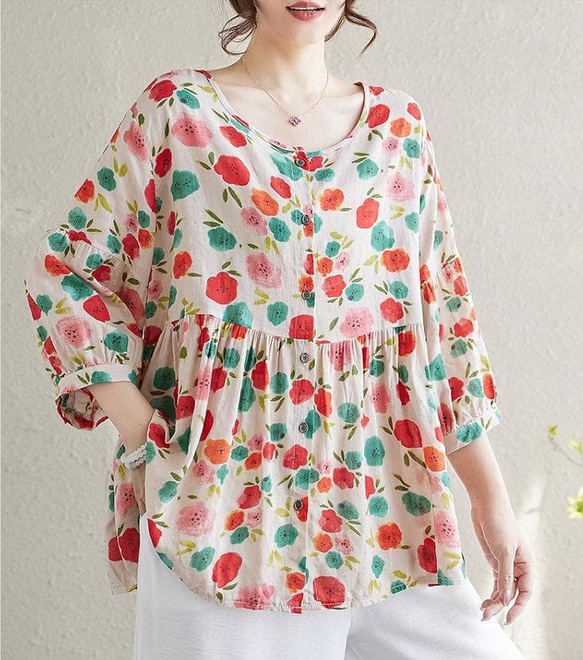 大きいサイズ レディース トップス 春夏 秋 新品 長袖 ワンピース ぽちゃCute・割引クーポンは 通販 20278000｜Creema(クリーマ)