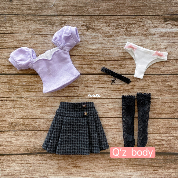 JANAYA ハンドメイド Azone Q‘z body服 藤色洋服 5点セット その他ファッション JANAYA 通販 20279780 ...