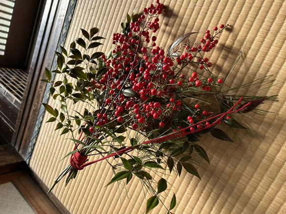 No.33 1月2月のフレッシュなスワッグ 華やかな年の始まりにぴったり スワッグ general shop/y.t 通販 20296335 ...