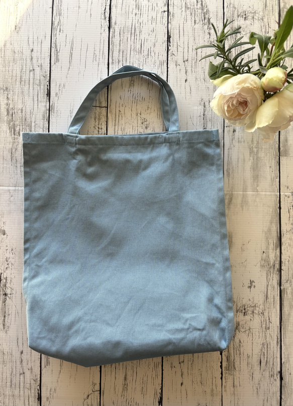 縦型トートバッグ （くすみブルー） トートバッグ Rosier ロジェ 通販 20335021｜Creema(クリーマ)