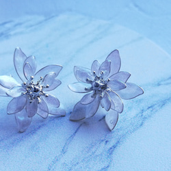 氷華 イヤリング・ノンホールピアス momoiro konpeito 通販 20367072｜Creema(クリーマ)