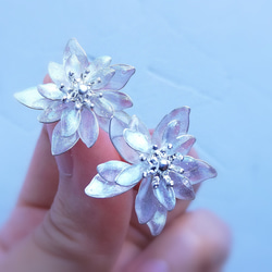 氷華 イヤリング・ノンホールピアス momoiro konpeito 通販 20367072｜Creema(クリーマ)