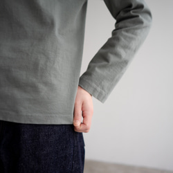 MVSコットン/センターバックロンティー/granite green/size1と2 カットソー FRECKLE 通販 20409936 ...