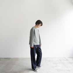 MVSコットン/センターバックロンティー/granite green/size1と2 カットソー FRECKLE 通販 20409936 ...