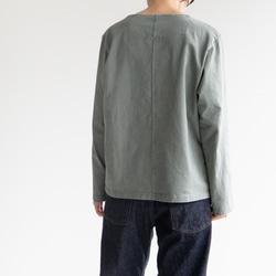 MVSコットン/センターバックロンティー/granite green/size1と2 カットソー FRECKLE 通販 20409936 ...