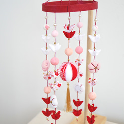 吊るし雛⭐︎つるしびな⭐︎ 女の子ベビー 出産祝い 紅白 梅の花 赤 白 ひな祭り お雛様 その他インテリア雑貨 milkyway 通販 ...