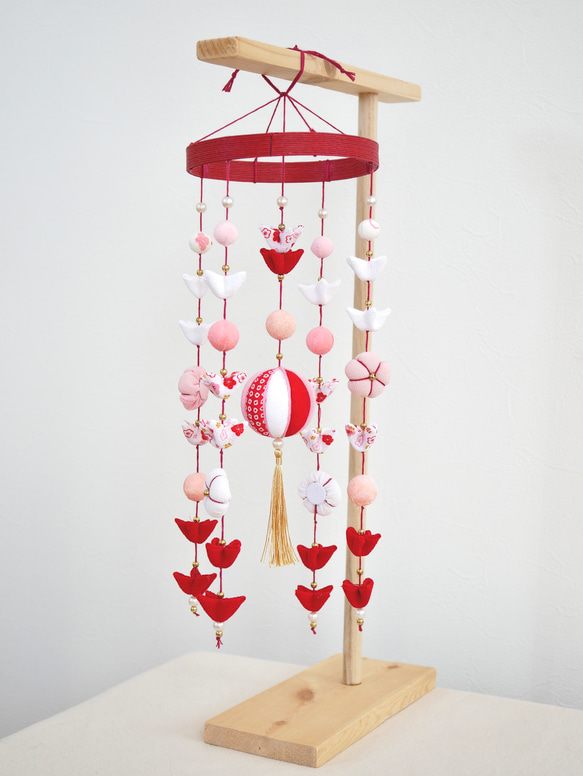 吊るし雛⭐︎つるしびな⭐︎ 女の子ベビー 出産祝い 紅白 梅の花 赤 白 ひな祭り お雛様 その他インテリア雑貨 milkyway 通販 ...