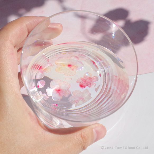 【名入れOK】Tomi桜まつり｜春のギフト｜花咲くグラス｜卒業・送別・退職に／桜／AN825-sk グラス Tomi Glass 通販 ...