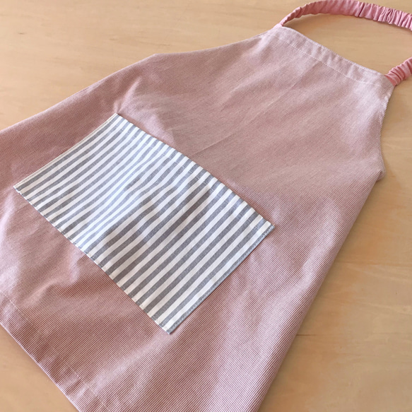 【シワになりにくいシリーズ キッズ/子供エプロン】120.130.140.150.160サイズ展開/腰紐・ゴム エプロン 25NOIE 通販 ...